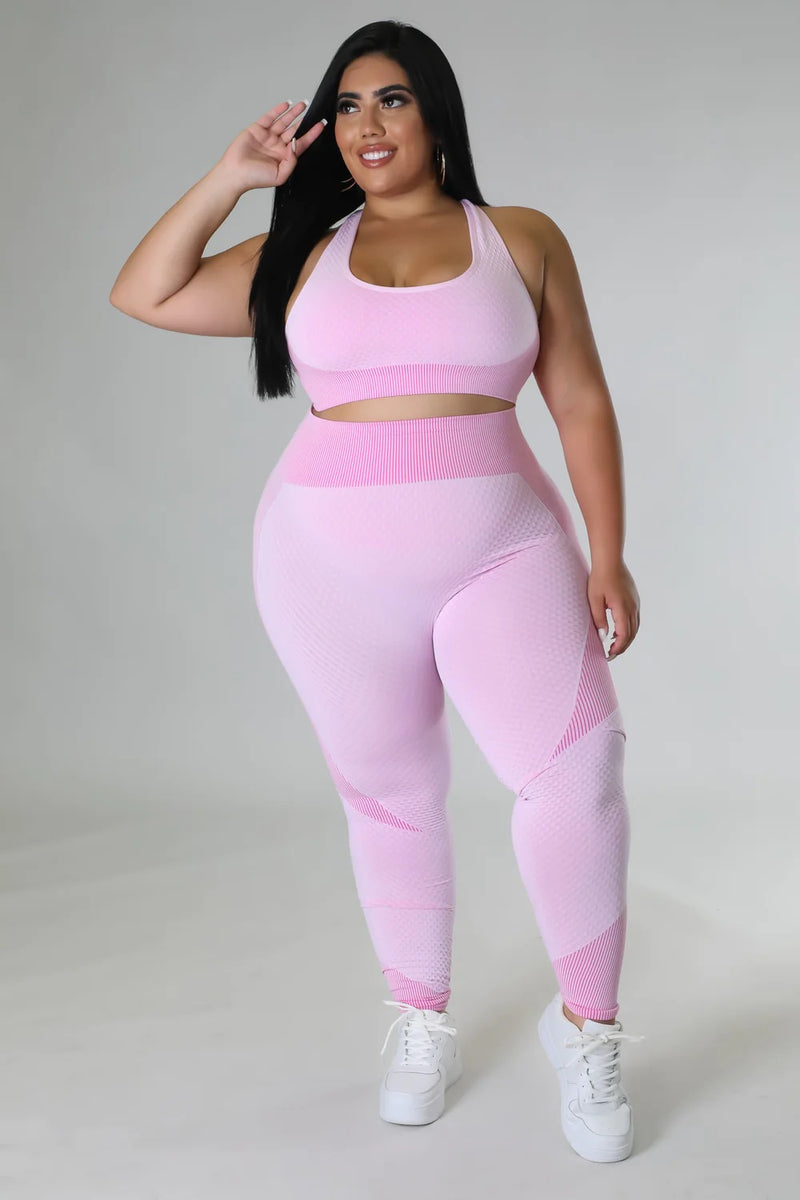 Pretty in Pink Workout Set – Luxe On 7th